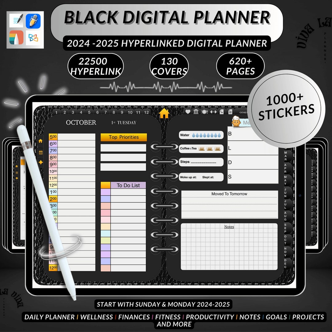 Digital Planner 2024-2025 Goodnotes Planner,notability Planner,ipad ...