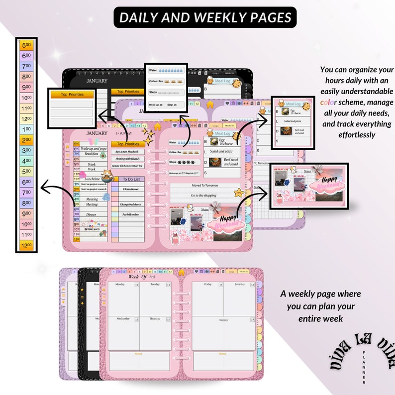 Digital Planner 2024-2025 Goodnotes ,notability,ipad Planner,android ...