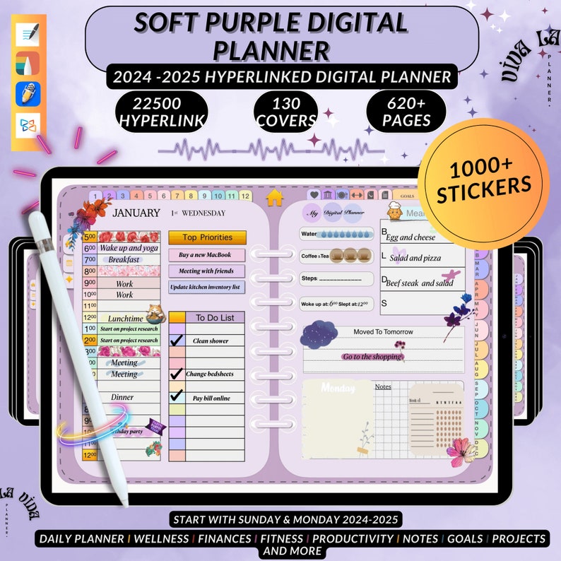 Digital Planner 2024-2025 Goodnotes Planner,notability Planner,ipad ...