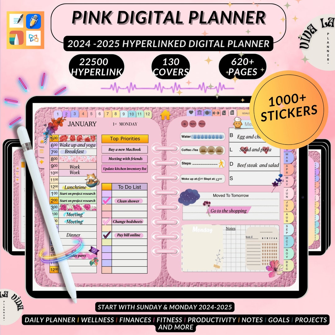Digital Planner 2025-2026 Goodnotes Planner,notability Planner,ipad ...