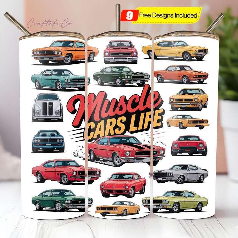Muscle Car Print - Etsy