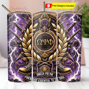 Omega Psi Phi 20 Oz Tumbler Wrap - Etsy