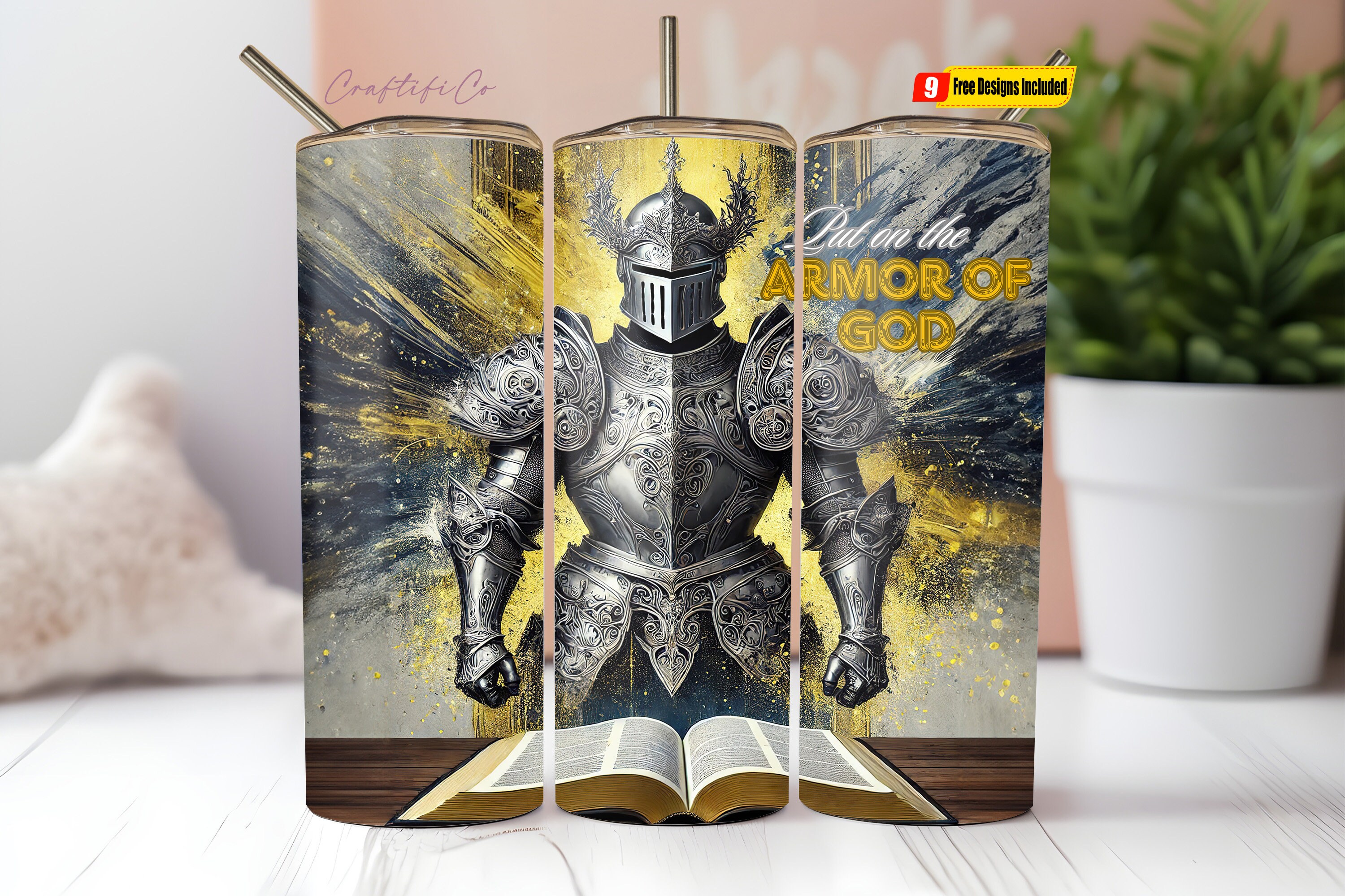 Armor of God Tumbler Wrap, Christian Tumbler PNG, Faith Sublimation ...