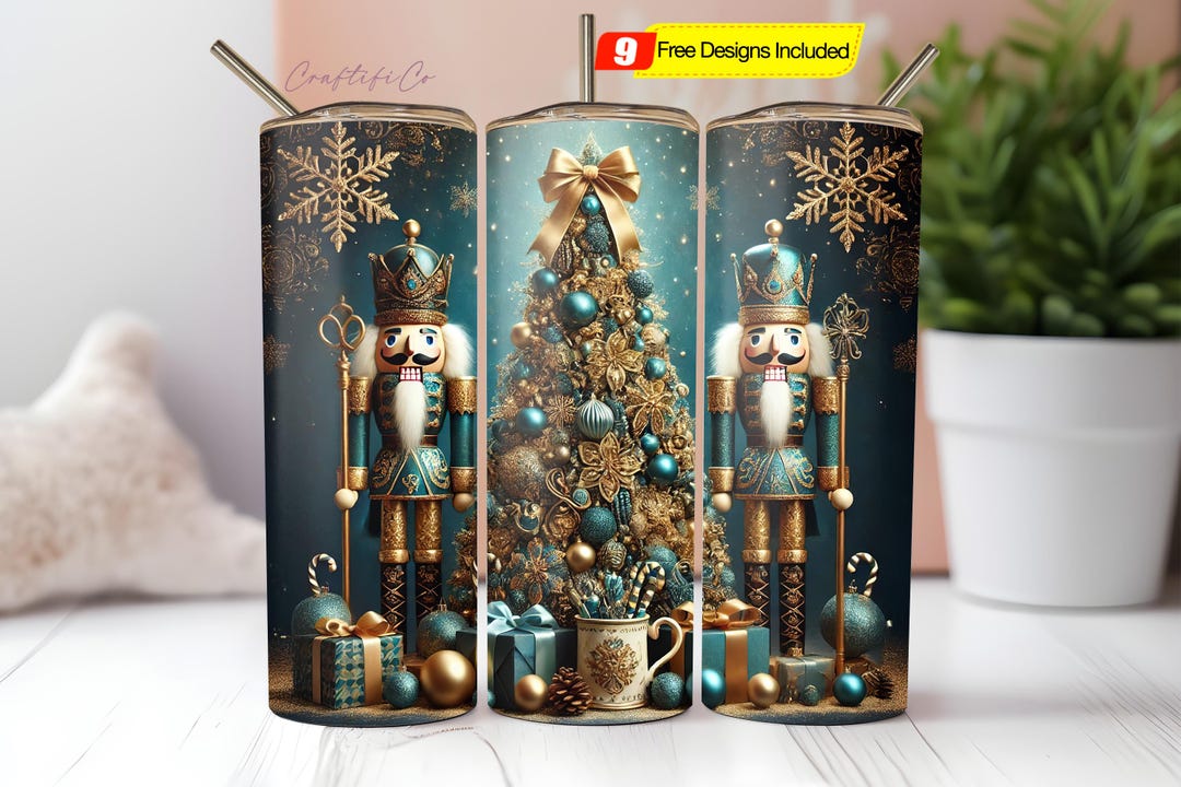 Nutcracker Tumbler Wrap, Nutcracker PNG, Christmas Tumbler Wrap 20 Oz ...