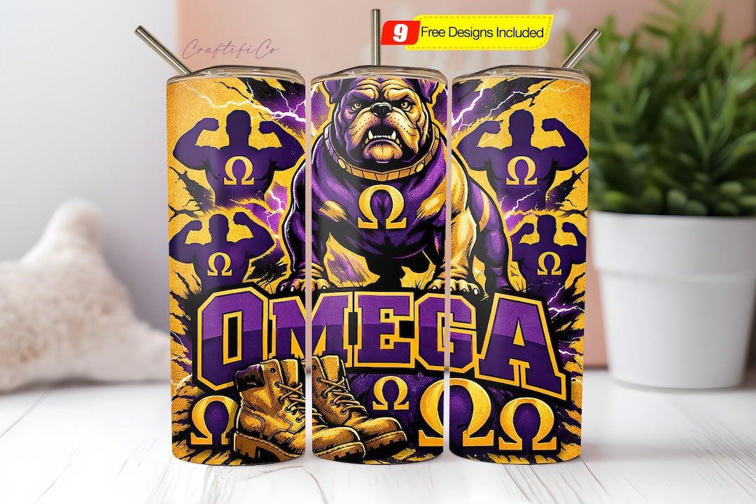 Omega Psi Phi Tumbler Wrap: Gold Boots Design Digital Download - Etsy