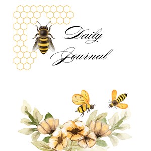 Notion Bee Themed Journal - Etsy