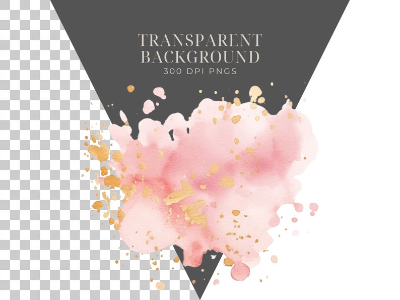 Pink Watercolor Splash, Pink Watercolor Element, Pink Watercolor ...