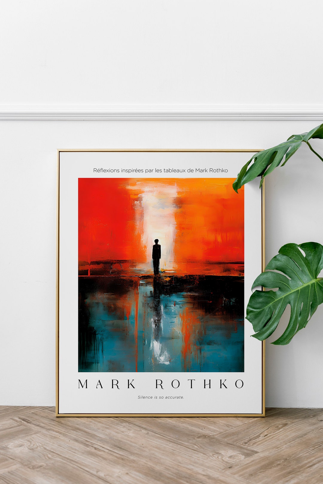 Mark Rothko Inspiration Poster-abstract Painting-exhibition Poster ...