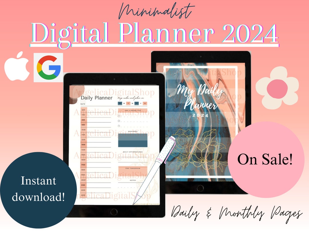 Digital Planner 2024, Goodnotes Template, iPad Planner, Digital Planner ...