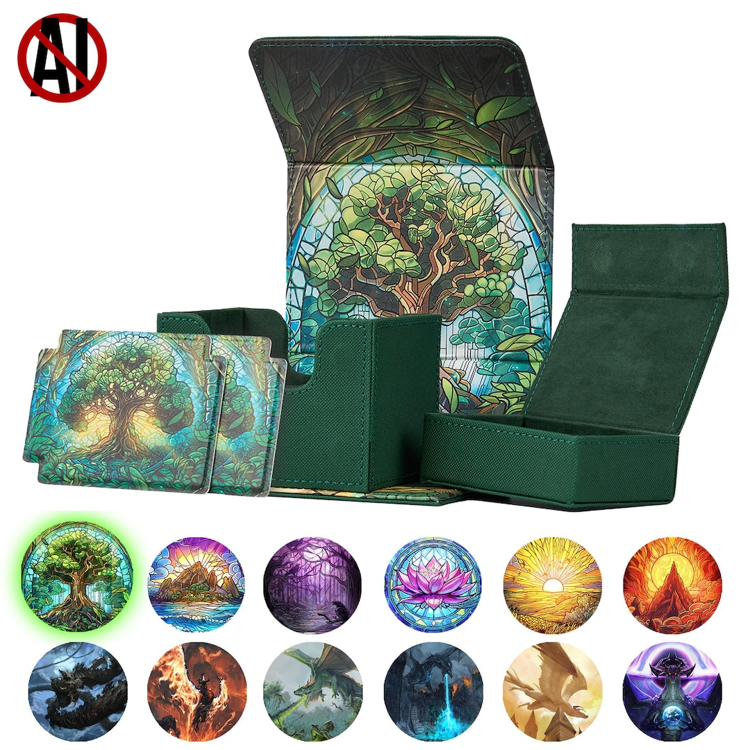 Radiant 100+ Mtg Box - Storage Box for Trading Card Games, TCG, EDH ...