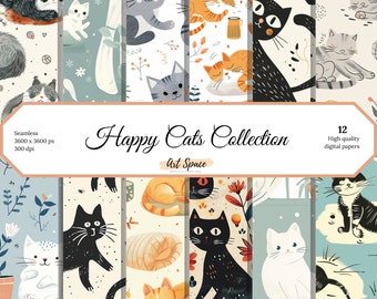 Princess World Party Digital Paper, Seamless Patterns, Scrapbook Papers ...