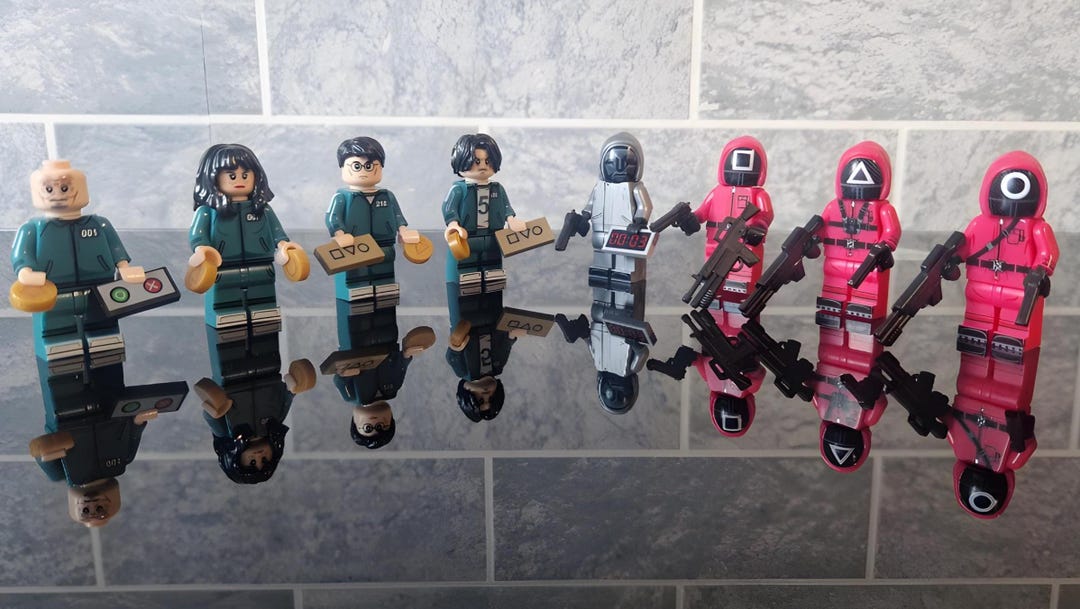 Custom 8 Piece Survival Game Themed Mini Figure Set | Free Shipping - Etsy