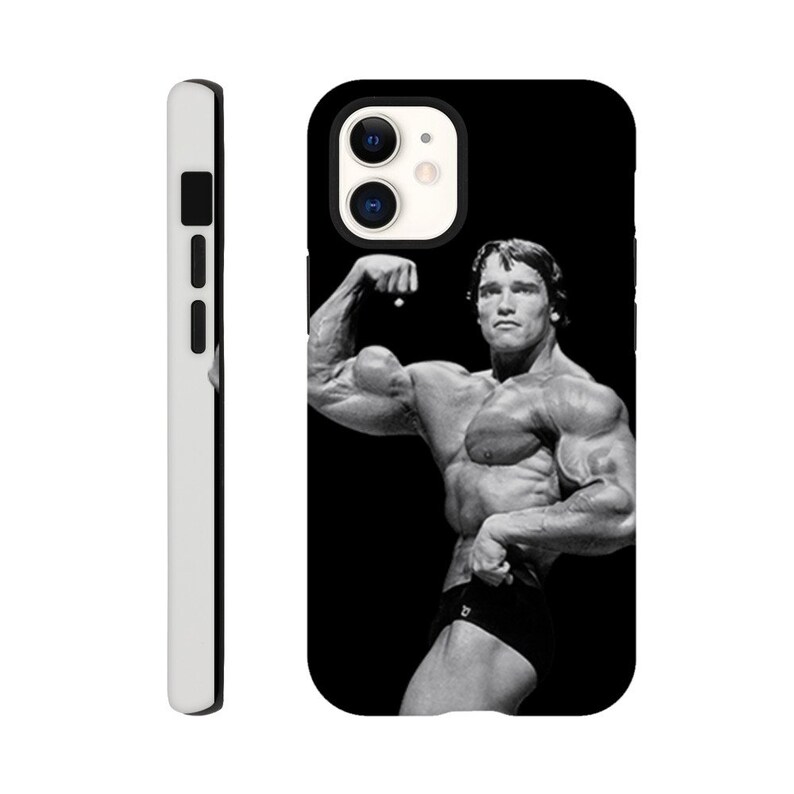 Arnold Schwarzenegger Front Bicep Pose Phone Case With Black - Etsy