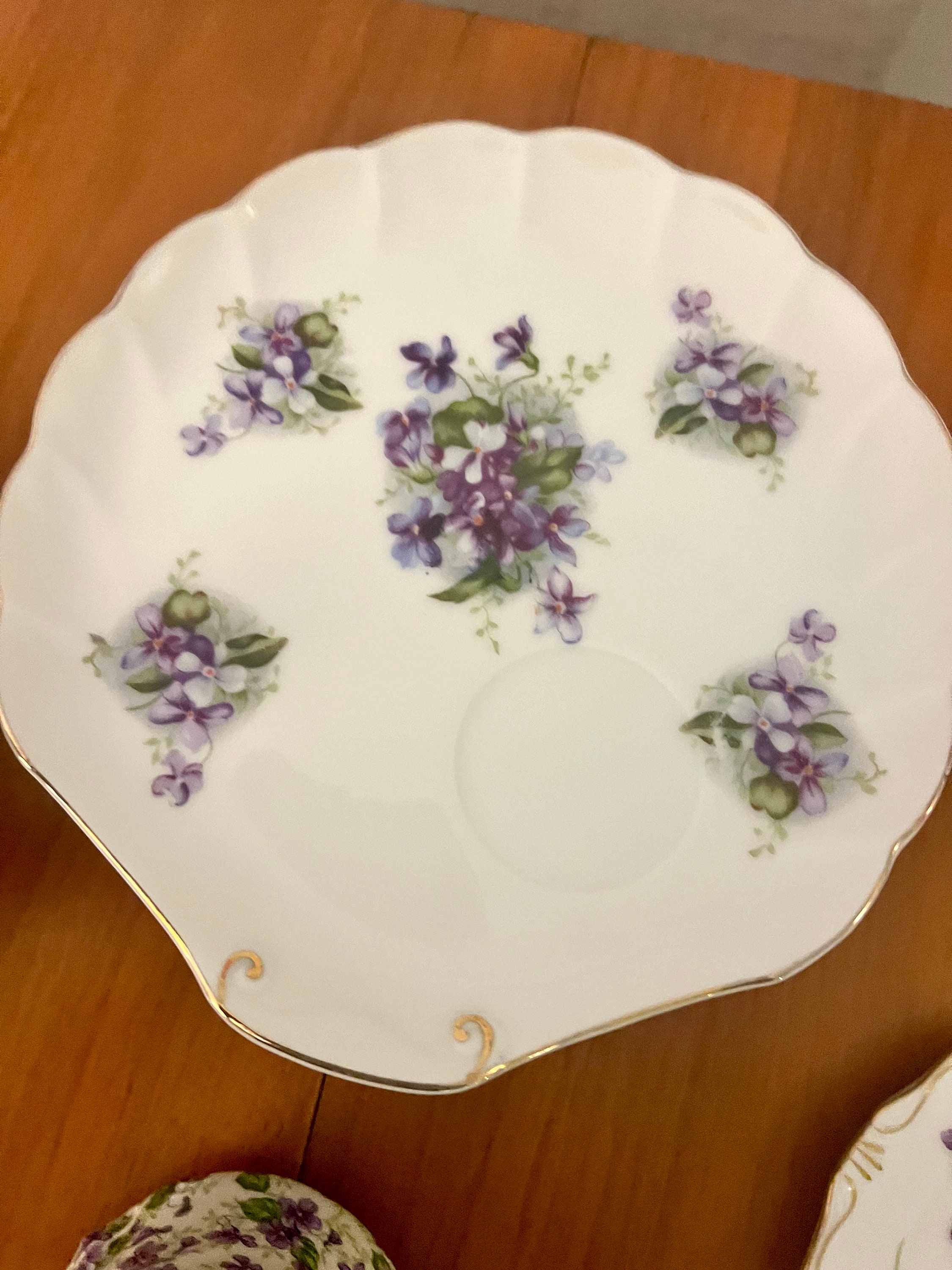 Vintage Hammersley Victorian Violets Tea Set - Etsy