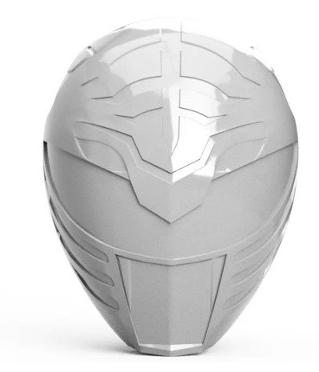 MMPR White Ranger 3D Printed Helmet - Etsy