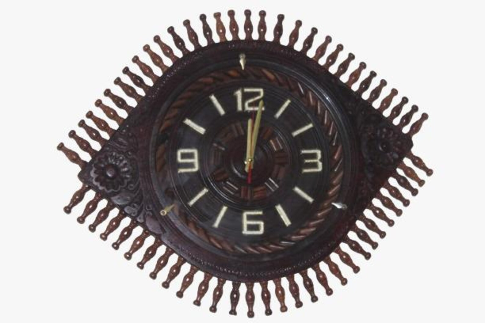 Wooden Clock Eye Shape - Etsy
