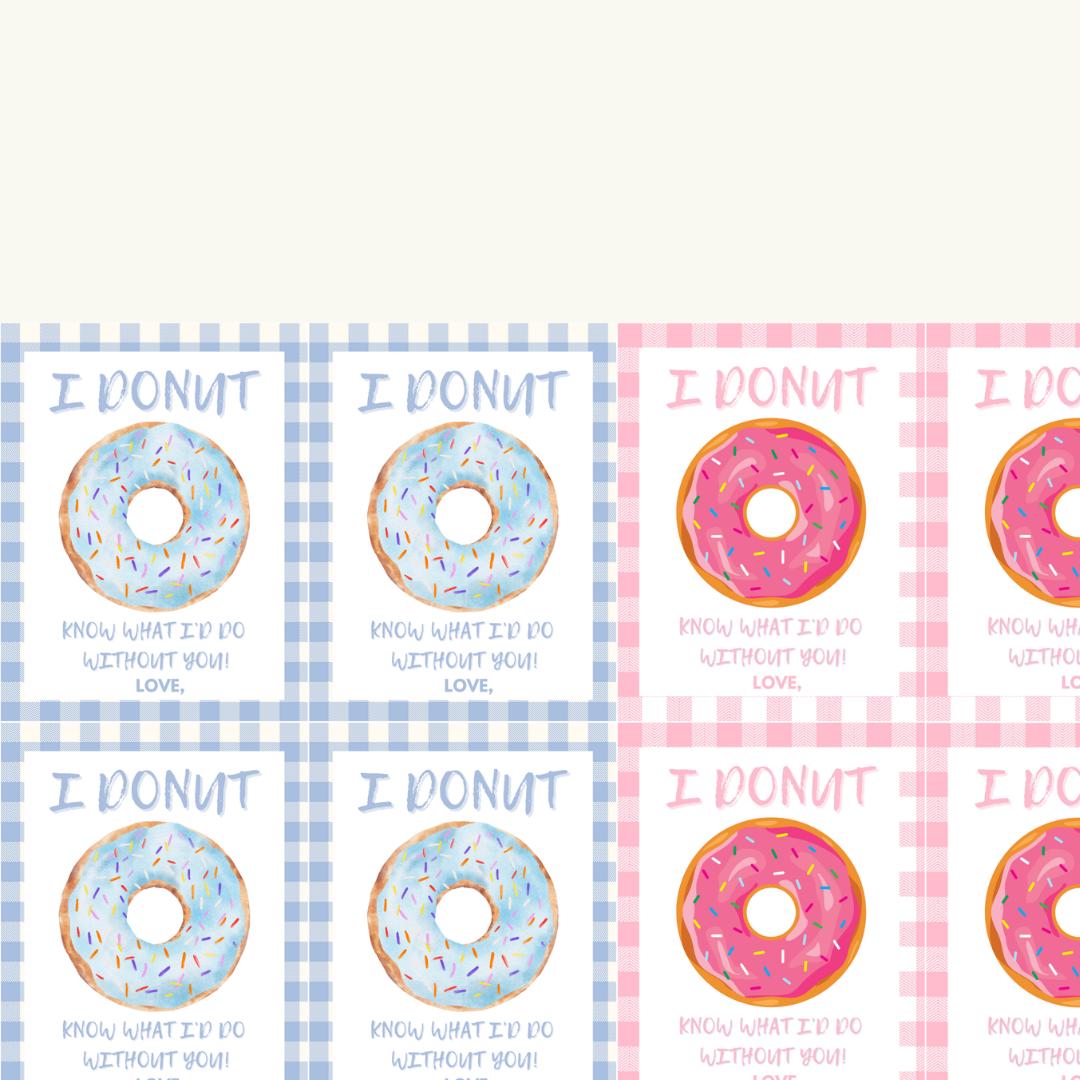 Donut Valentine, Teacher Appreciation, Friend Valentine, Kids Valentine ...
