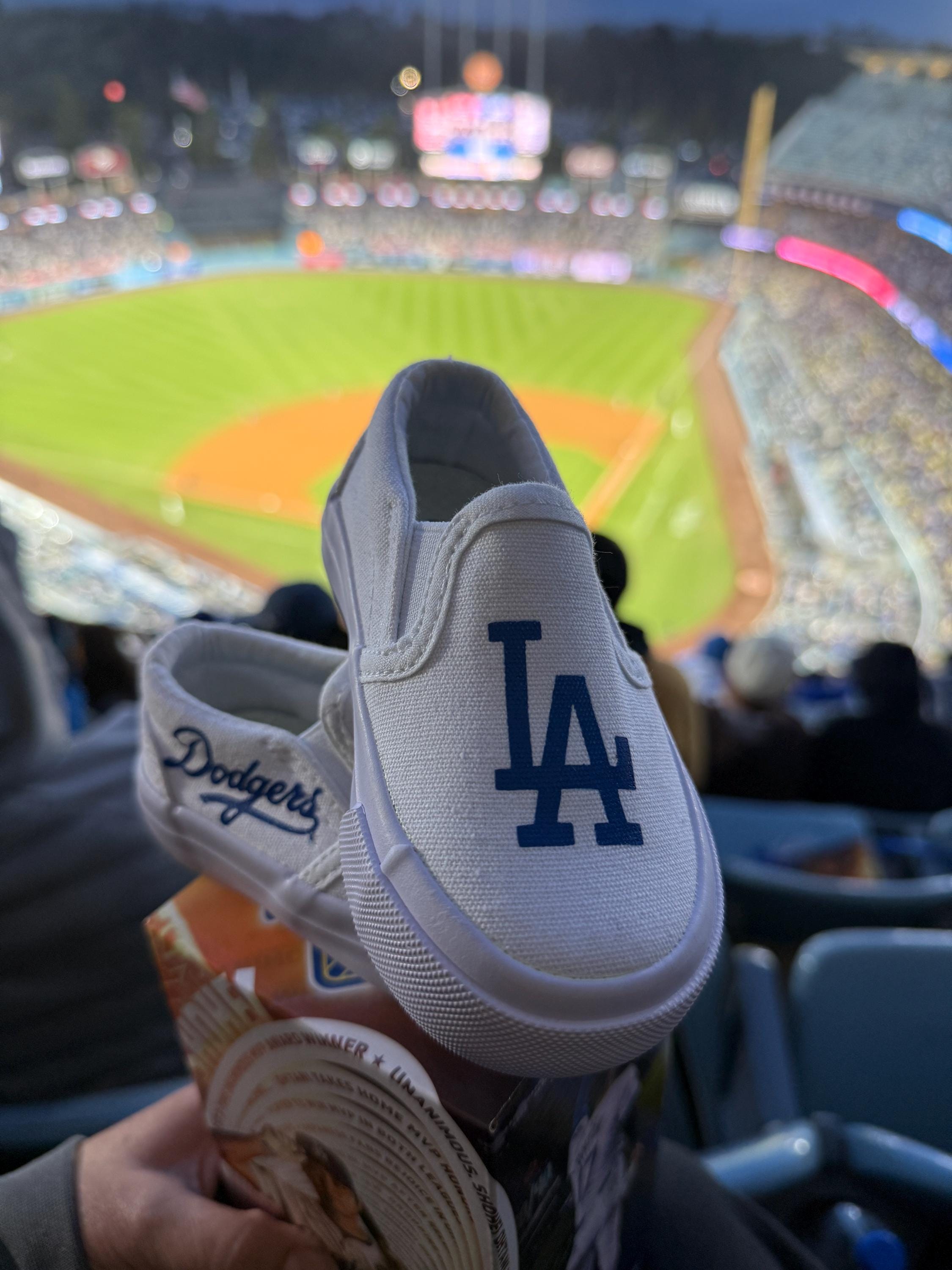 Los Angeles Dodgers Adult Vans Slip-on Sneakers - Etsy