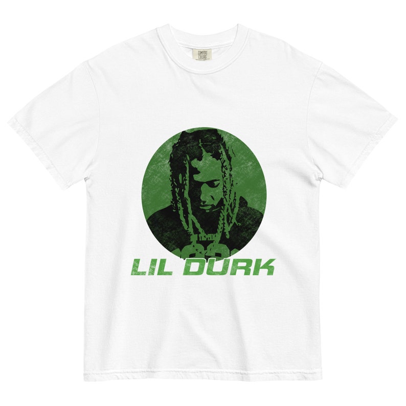 LIL DURK T-SHIRT Unisex Heavyweight Rap Tee Concert Merch Vintage Retro ...