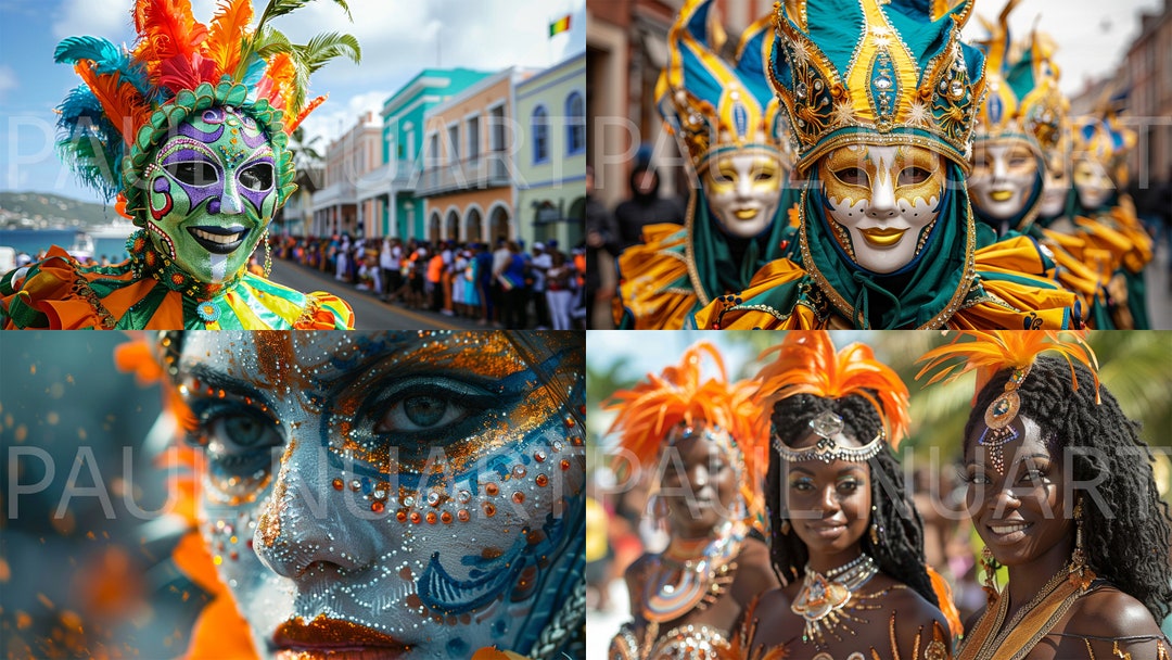 A Paul Nuart 4K HD Virtual Background Bundle Carnival Performers in ...