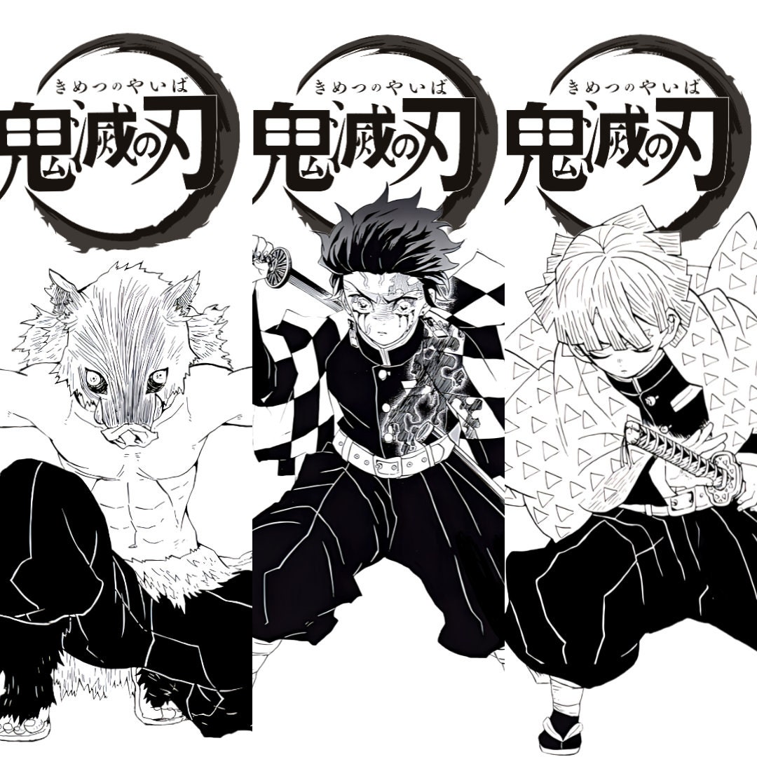 Demon Slayer Posters, Tanjiro, Inosuke, Zenitsu, High Quality Images ...