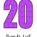 2024 "20 Pounds Lost" Weight Loss Tracker Health Journey Printable ...