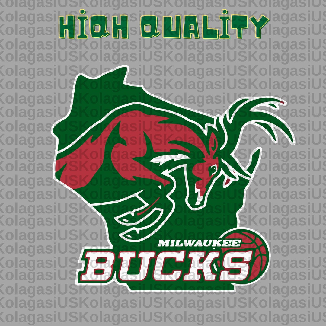2 Bucks Basketball Hoops Milwaukee Team Remake SVG Cut File Logo Sports ...
