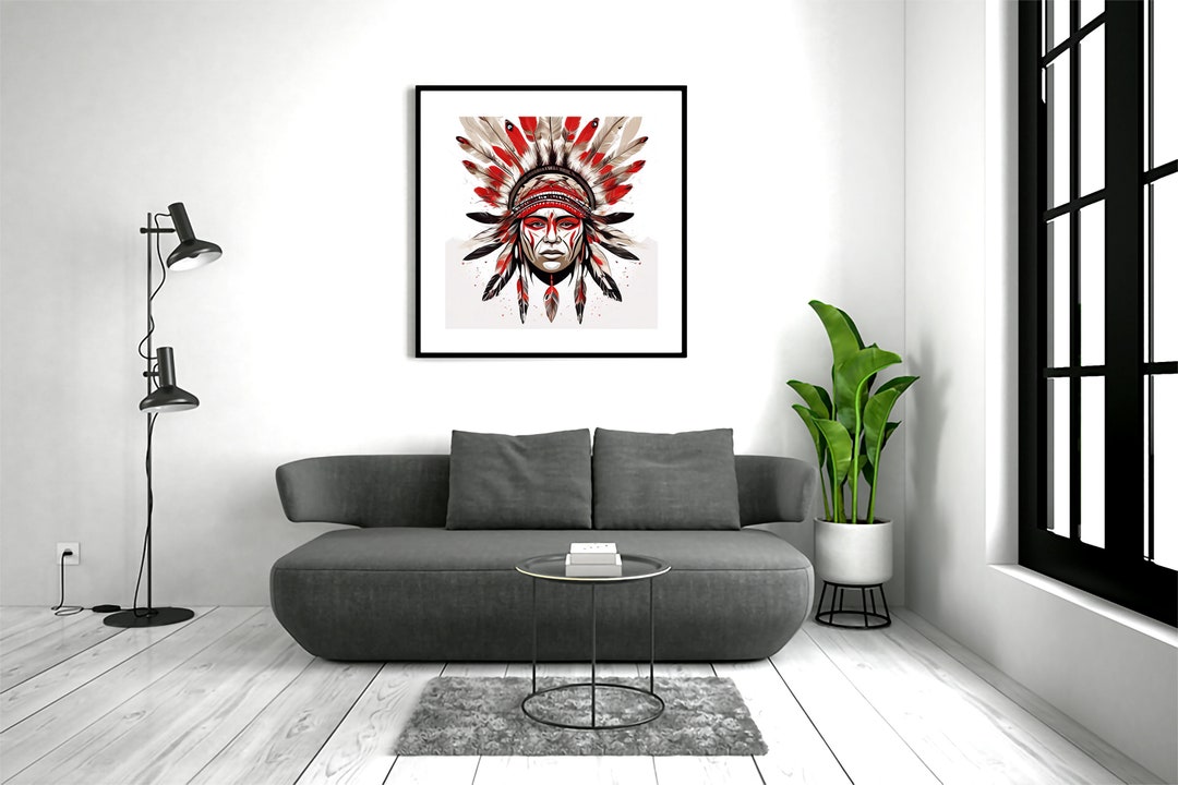Native American Abstract Artwork, Digital Artwork, Wall Décor, Digital ...