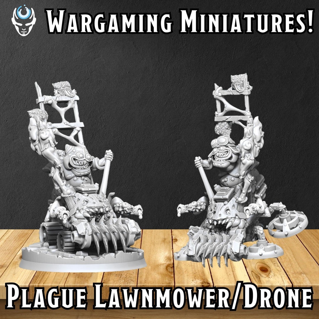 Plague Lawnmower/drone Resin 3D Printed Wargaming Miniature Proxy ...