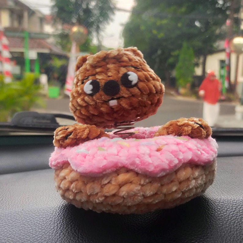 Crochet Swimming Skzoo Car Dashboard Decoration - Etsy