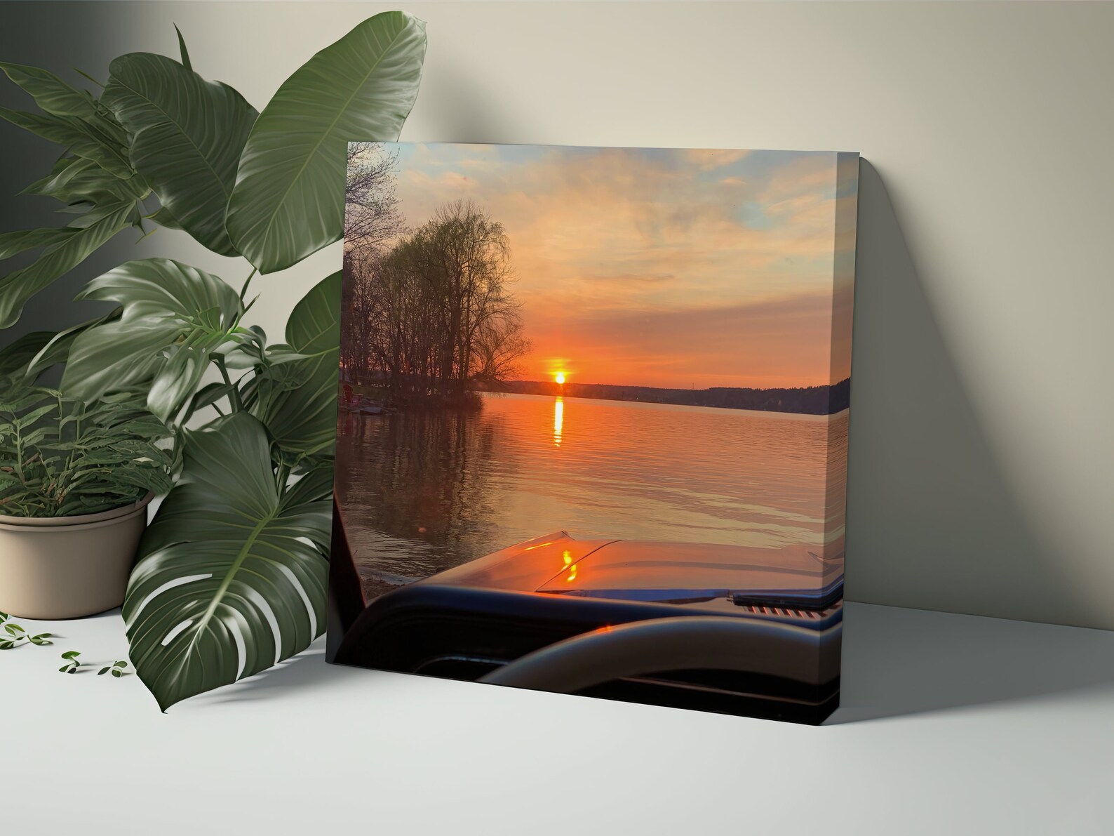 Cougar Sunset Canvas Print, Waterfront Nature Wall Art - Etsy Canada