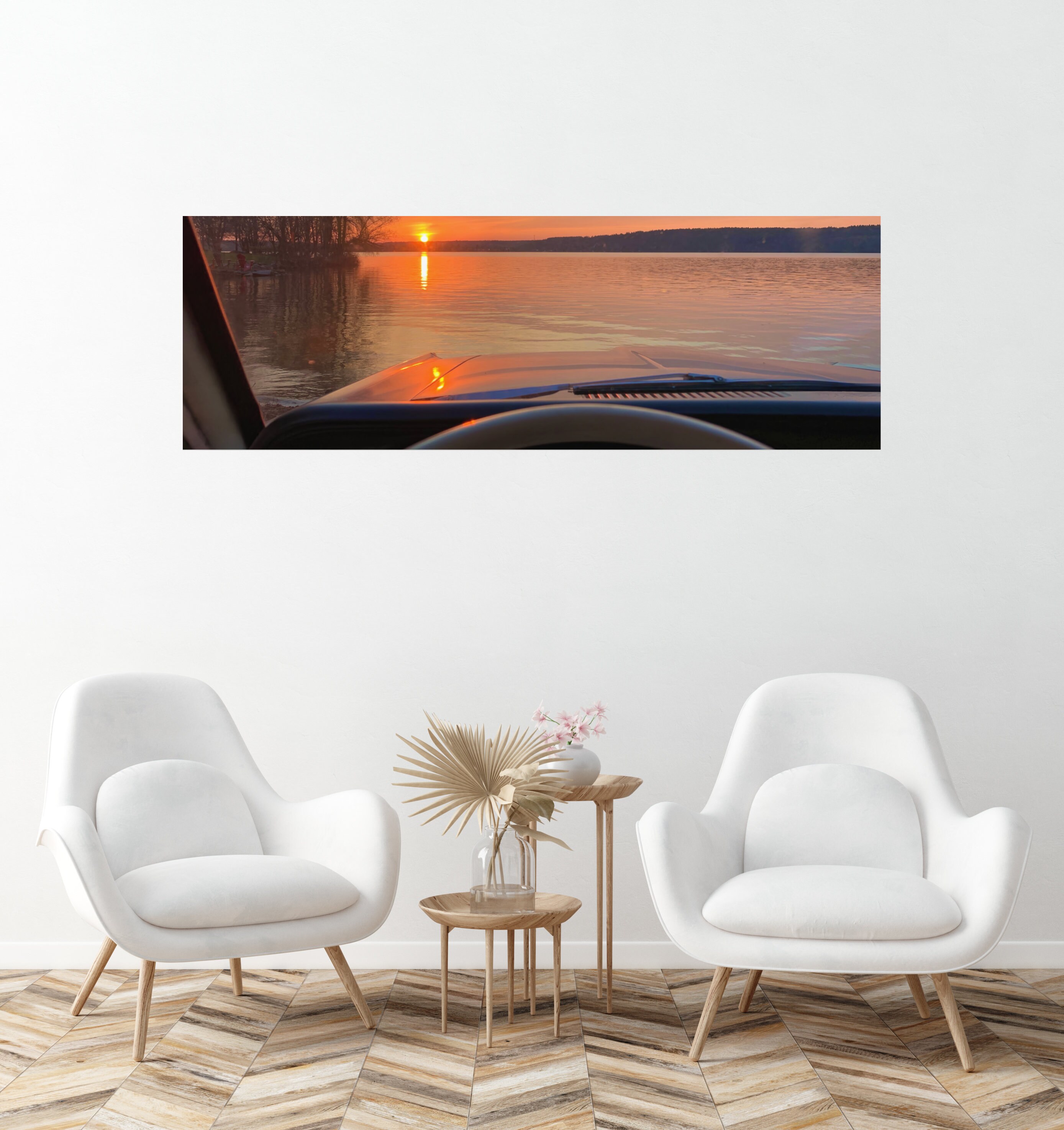Cougar Sunset Canvas Print, Waterfront Nature Wall Art - Etsy Canada
