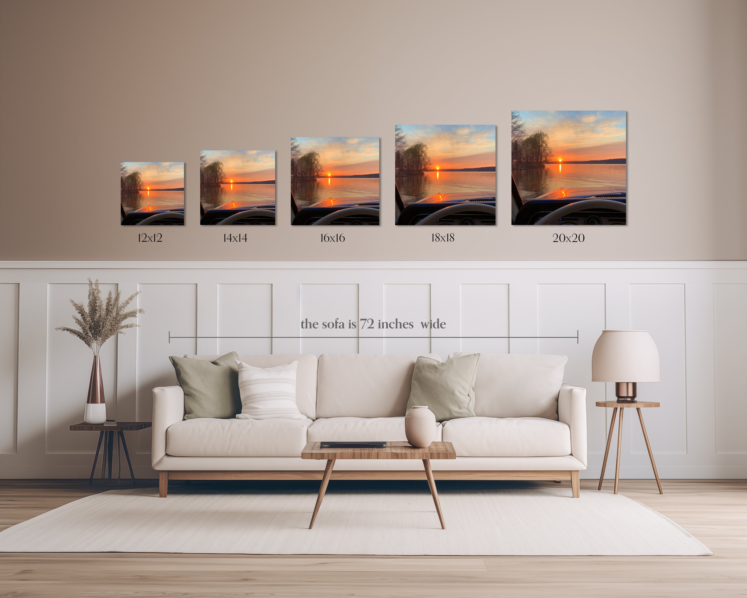 Cougar Sunset Canvas Print, Waterfront Nature Wall Art - Etsy Canada