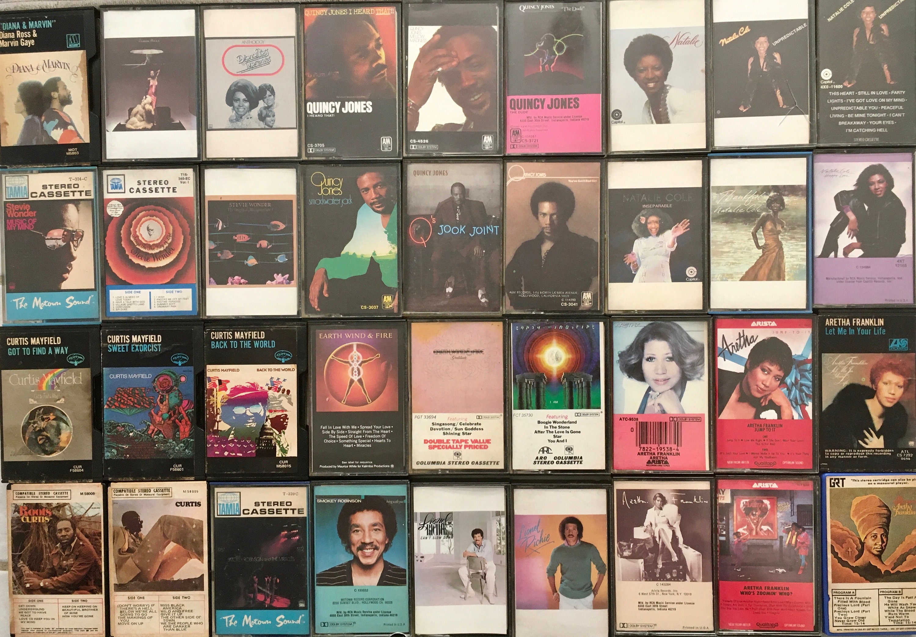 Variety of Vintage Rnb/soul Cassette Tapes - Etsy