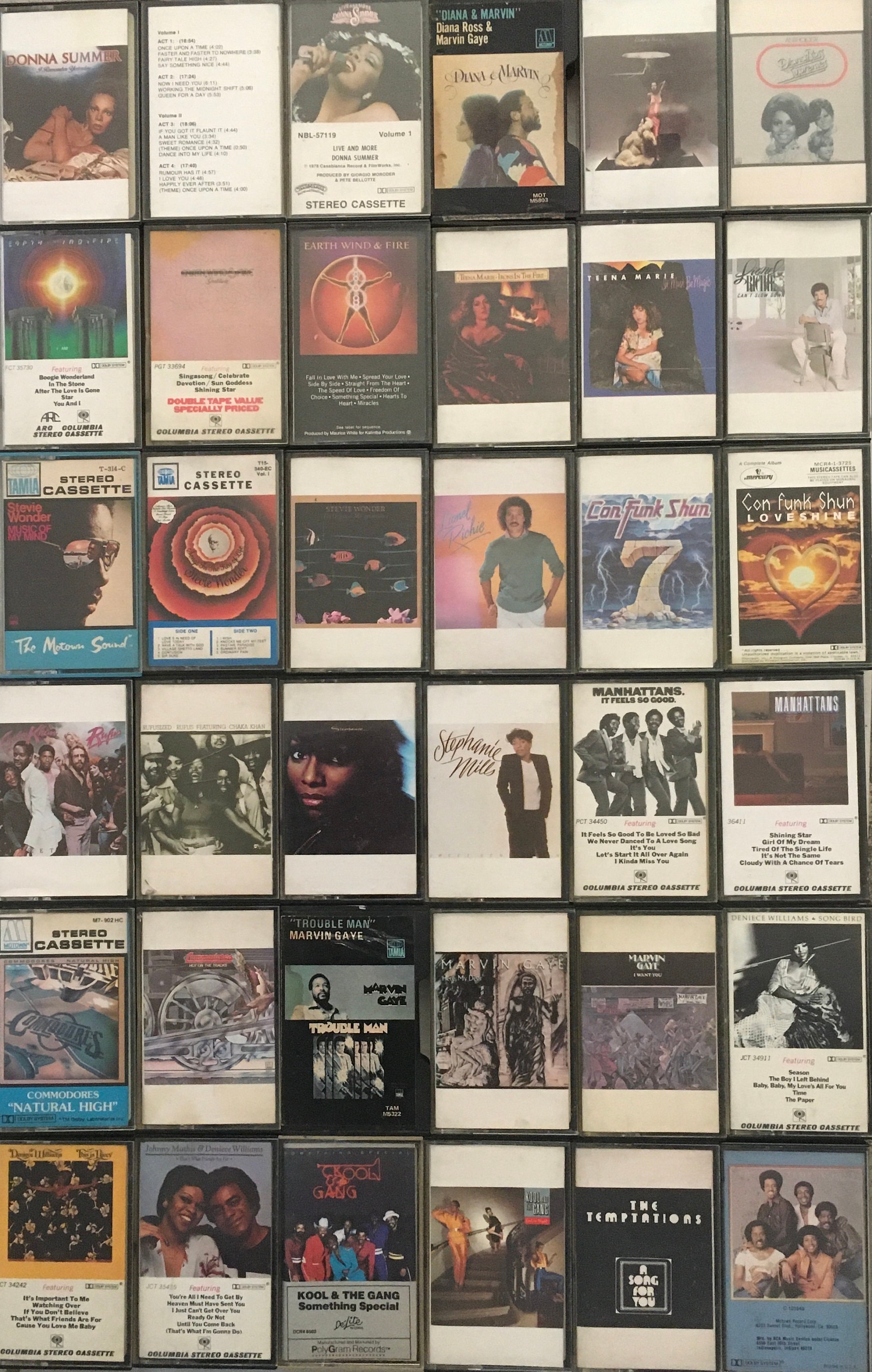 Variety of Classic Rnb/soul Cassette Tapes - Etsy
