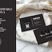 Black Business Card Template Canva With QR Code, Luxury Business Card ...