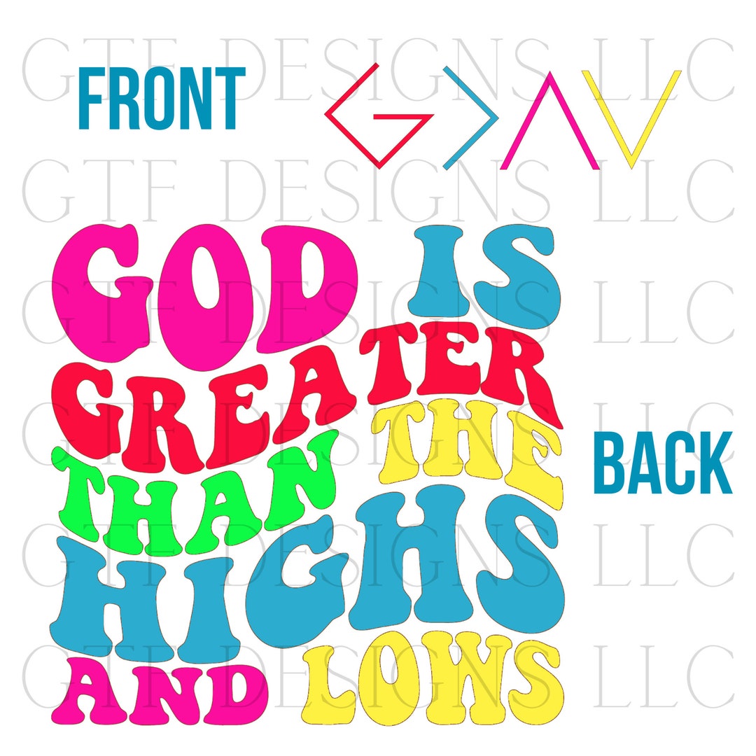 God is Greater Digital Download PNG - Etsy