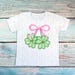 Cute Four Leaf Clover Bow PNG - Etsy