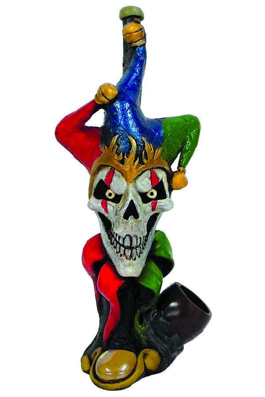 Mad Jester Clown Handmade Smoking Hand Pipe / Pipe / Smoke / Handcraft ...
