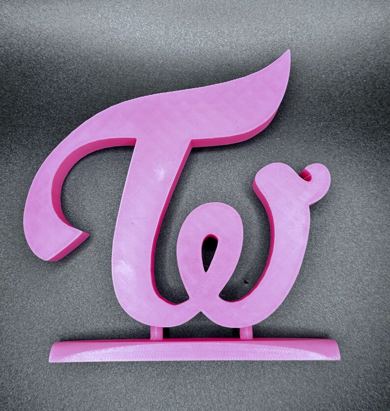 Twice 3D Printed K-pop Logo Standee - Etsy