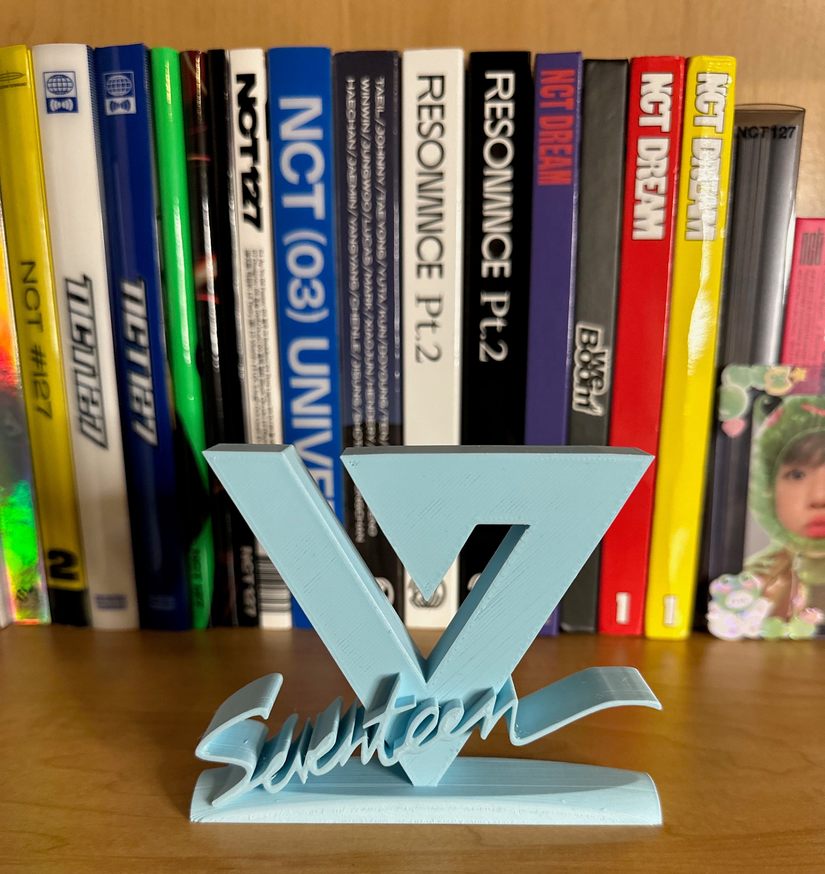 Seventeen 3D Printed K-pop Logo Standee - Etsy