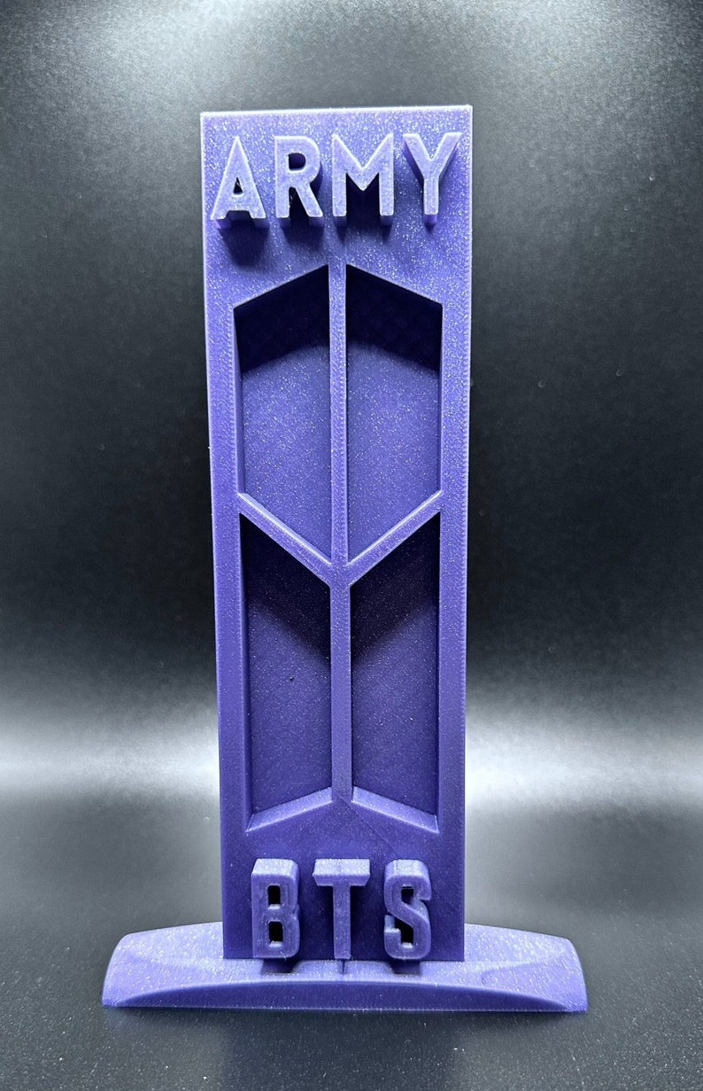BTS ARMY 3D Printed Logo Standee Large - Etsy