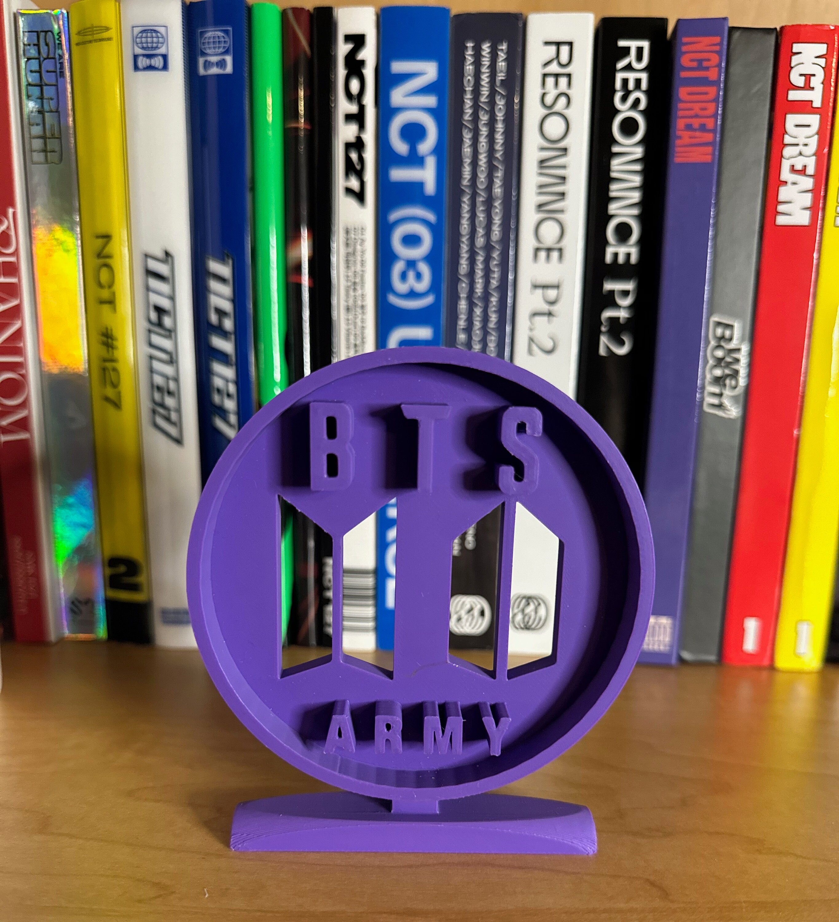 BTS ARMY Round K-pop Logo Standee - Etsy