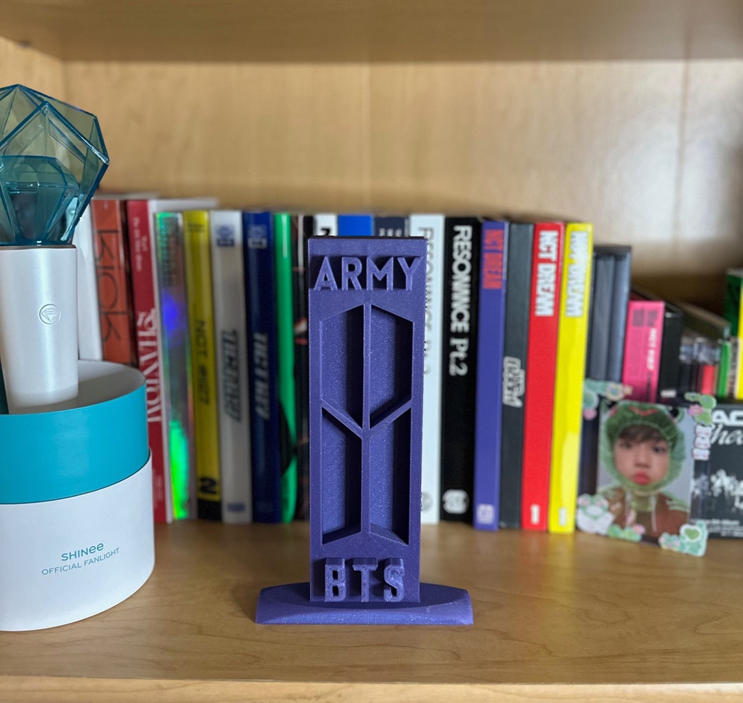 BTS ARMY 3D Printed Logo Standee - Large - Etsy