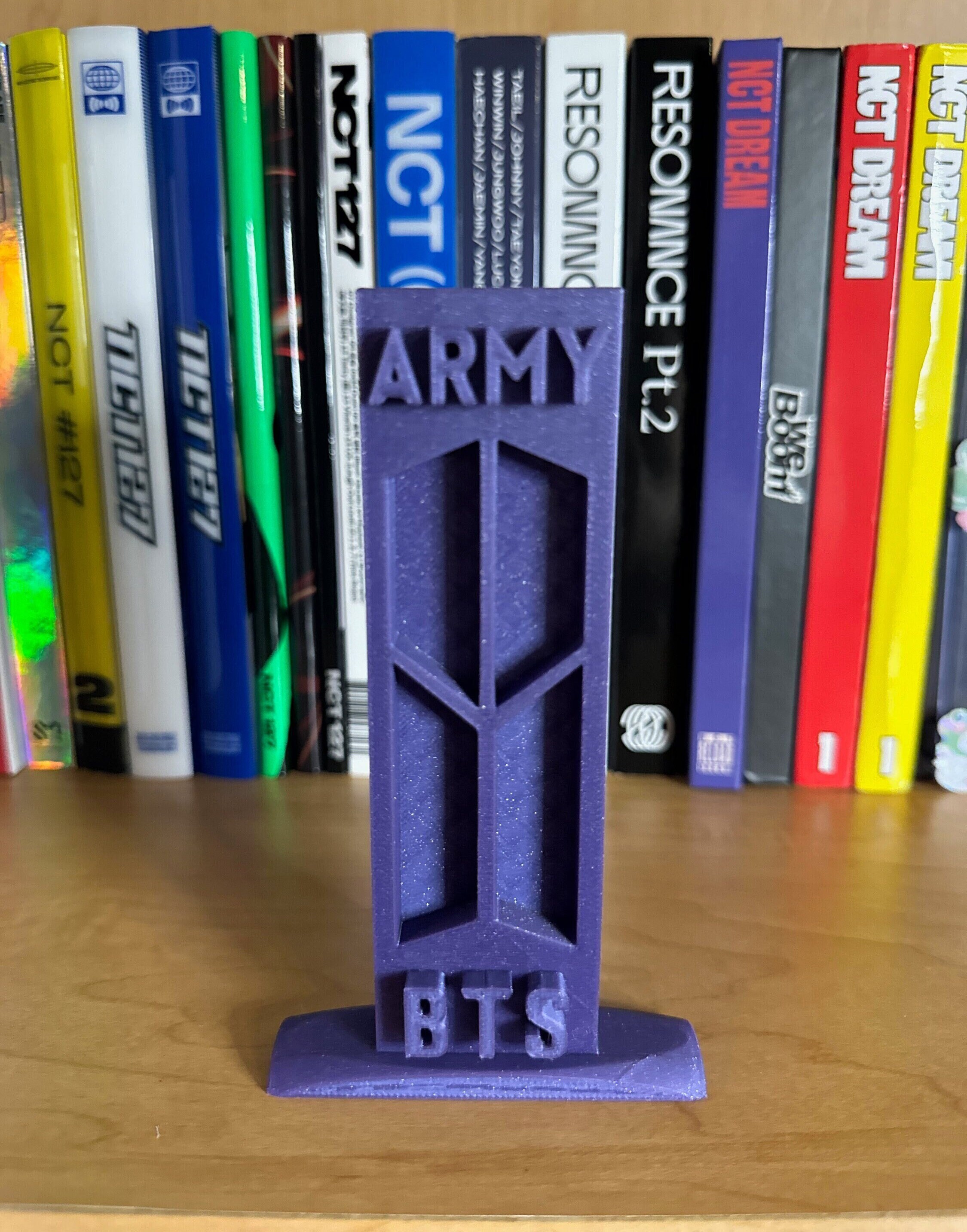 BTS ARMY 3D Printed Logo Standee Small - Etsy