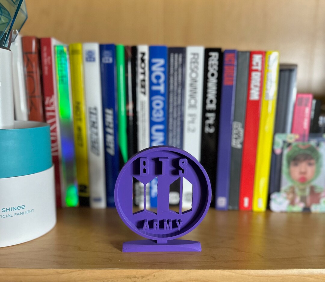 BTS ARMY Round K-pop Logo Standee - Etsy