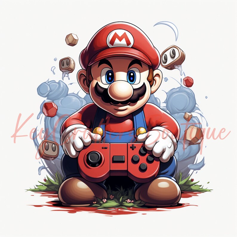 Brave Super Mario PNG, Super Mario Game Lovers, Digital ...