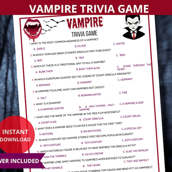 Vampire - Etsy