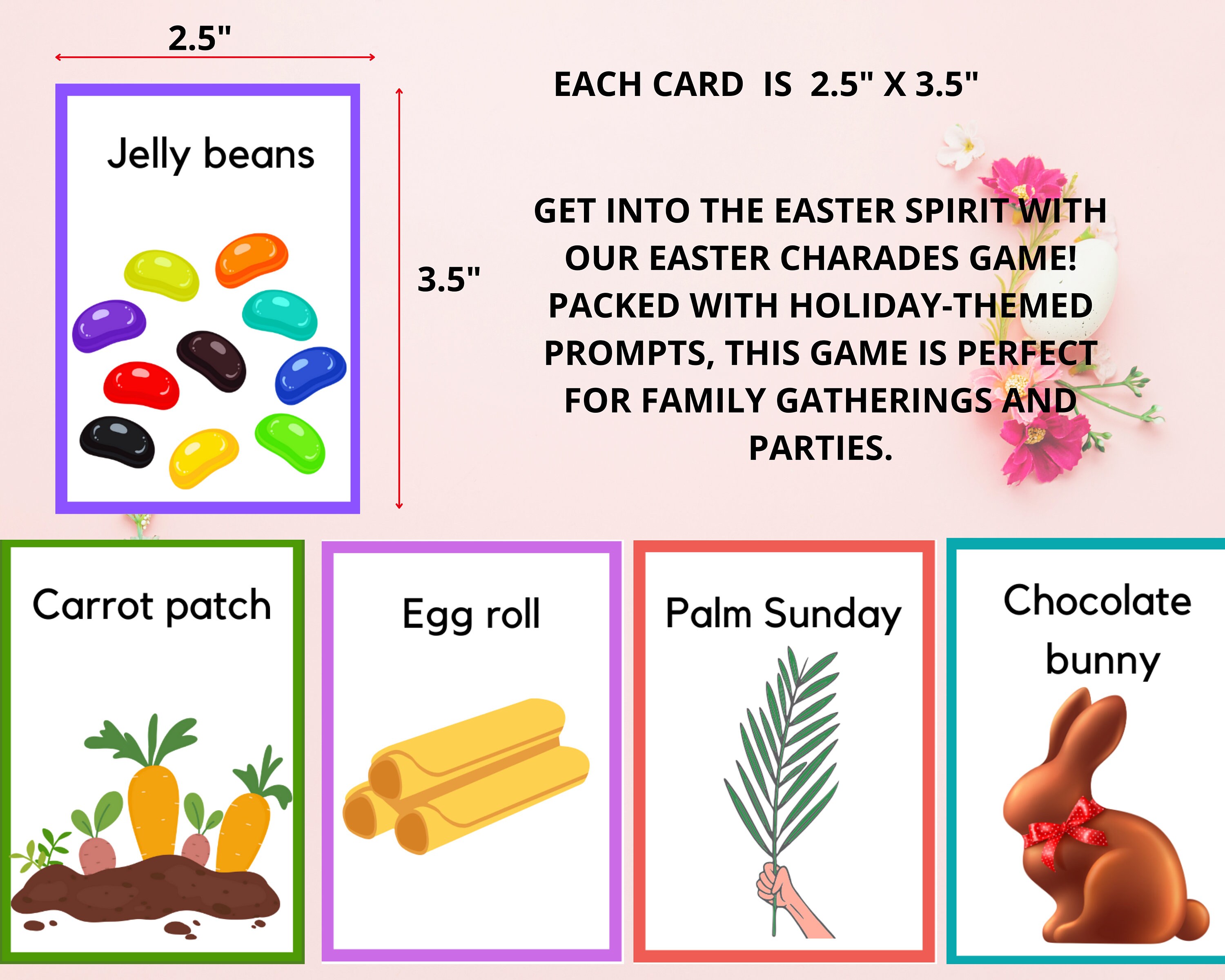 Easter Charades, Easter Pictionary, Easter Kids Activity,easter Sundat ...