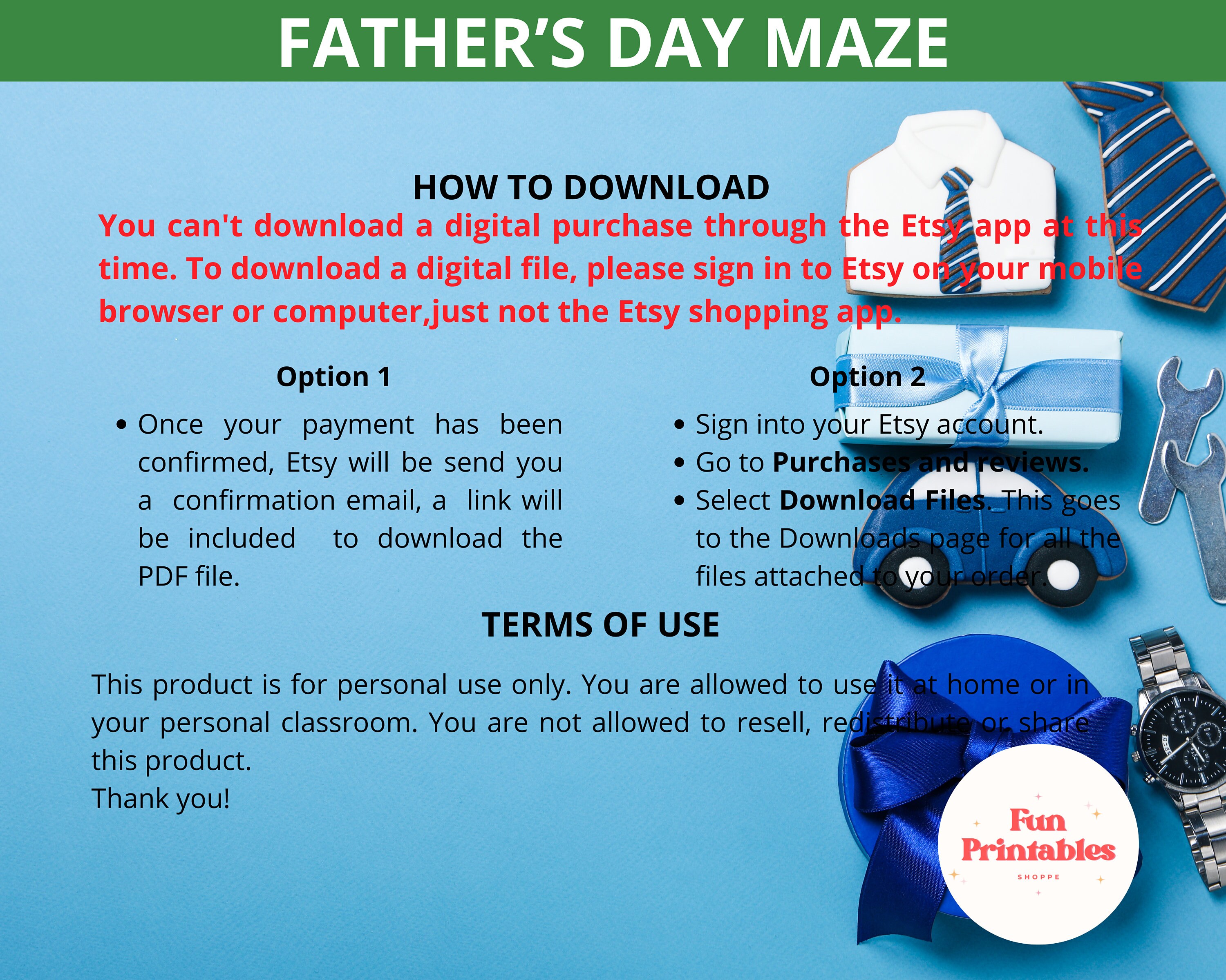 Fathers Day Maze, Father's Day Games, Maze for Kids,indoor Games,party ...
